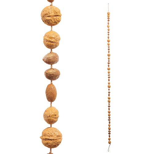 6' WALNUT AND BEAD GARLAND – The Laundry Evangelist